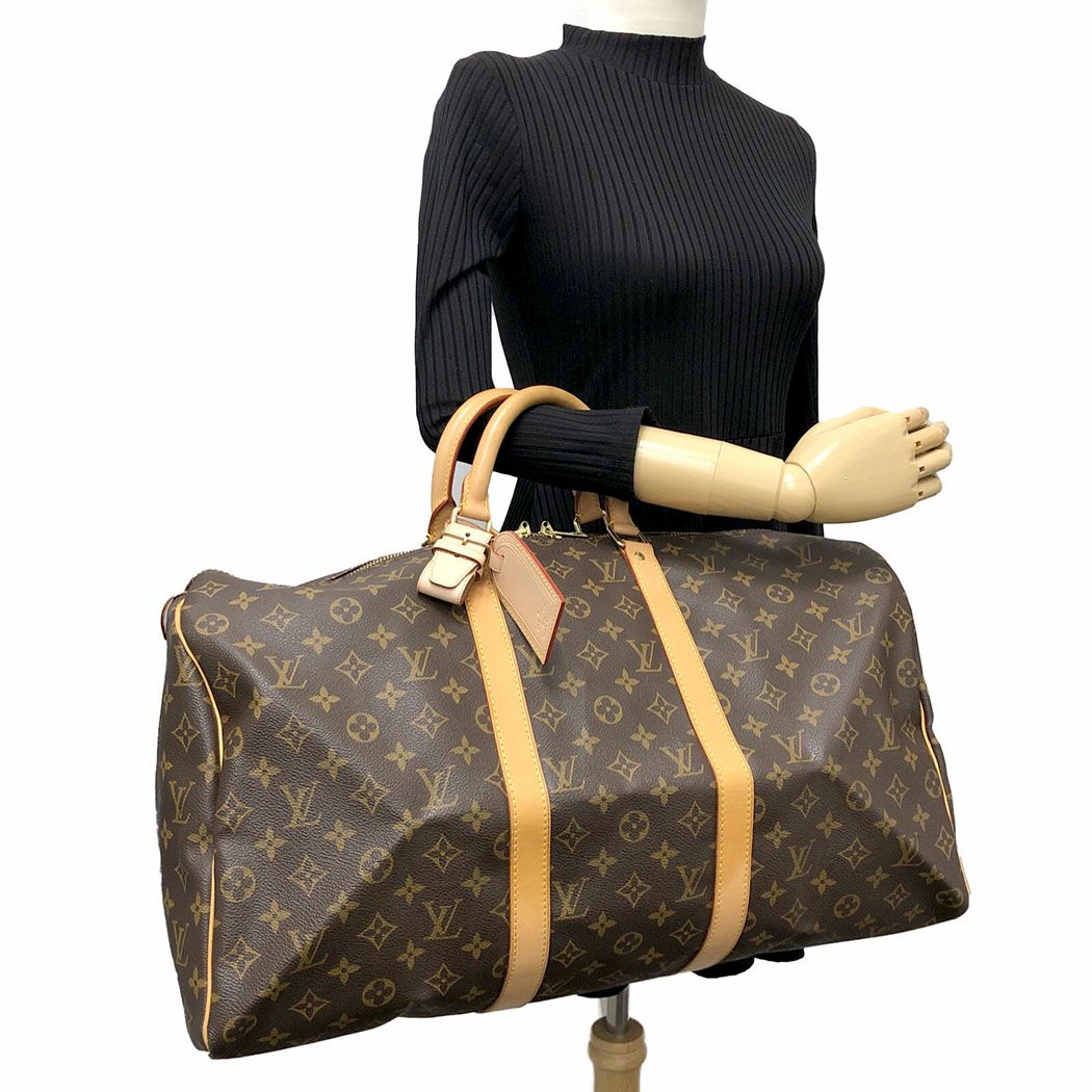 LOUIS VUITTON キーポル50 M41426 モノグラム キャンバス ブラウン